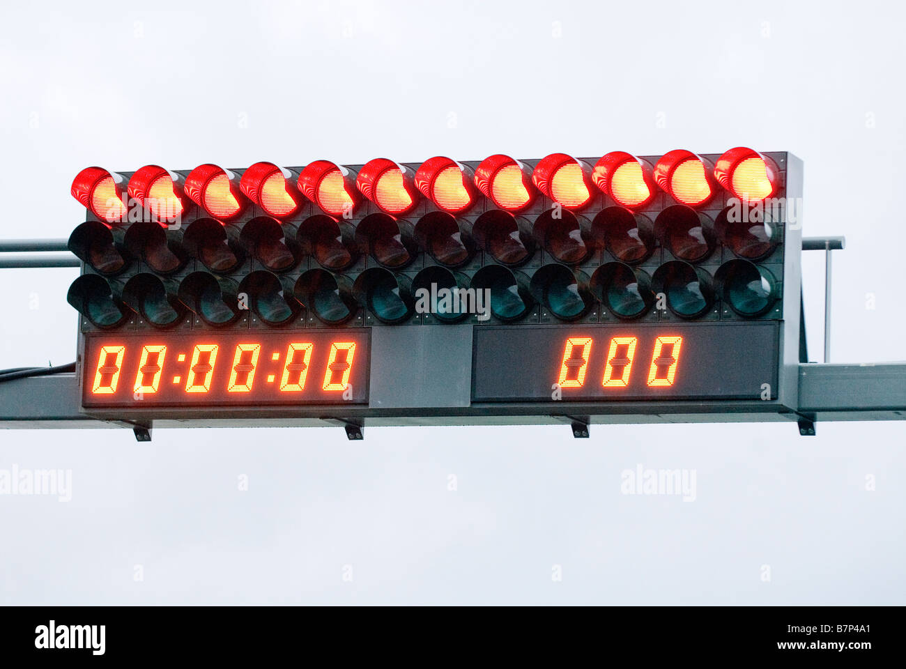 Feux de départ de Formule 1 Photo Stock - Alamy