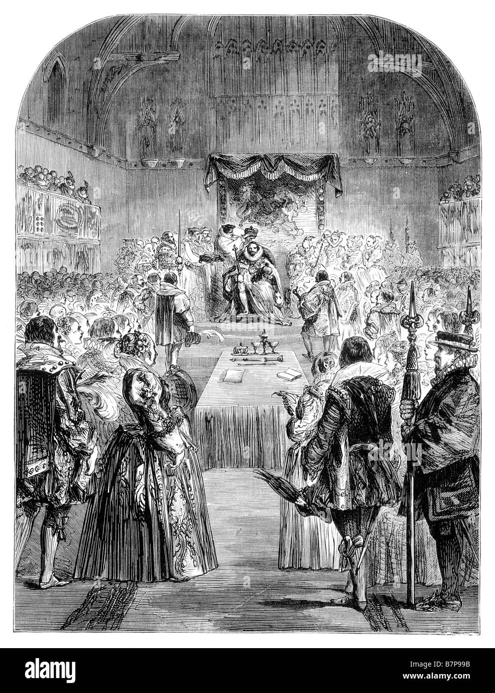 Couronnement du roi james i Banque de photographies et d’images à haute ...