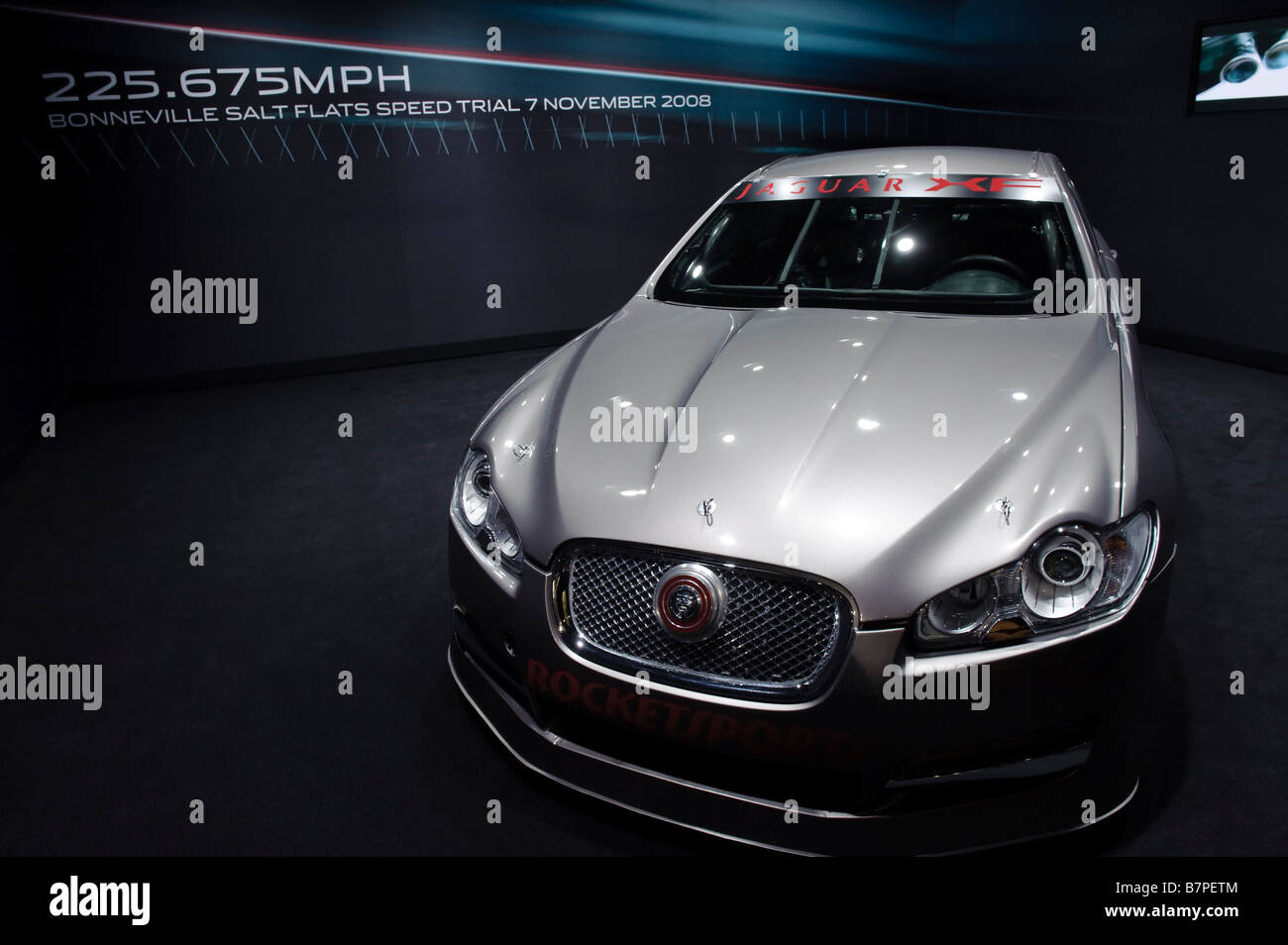 Jaguar XFR qui Paul Gentilozzi a conduit à un record de vitesse à la ...