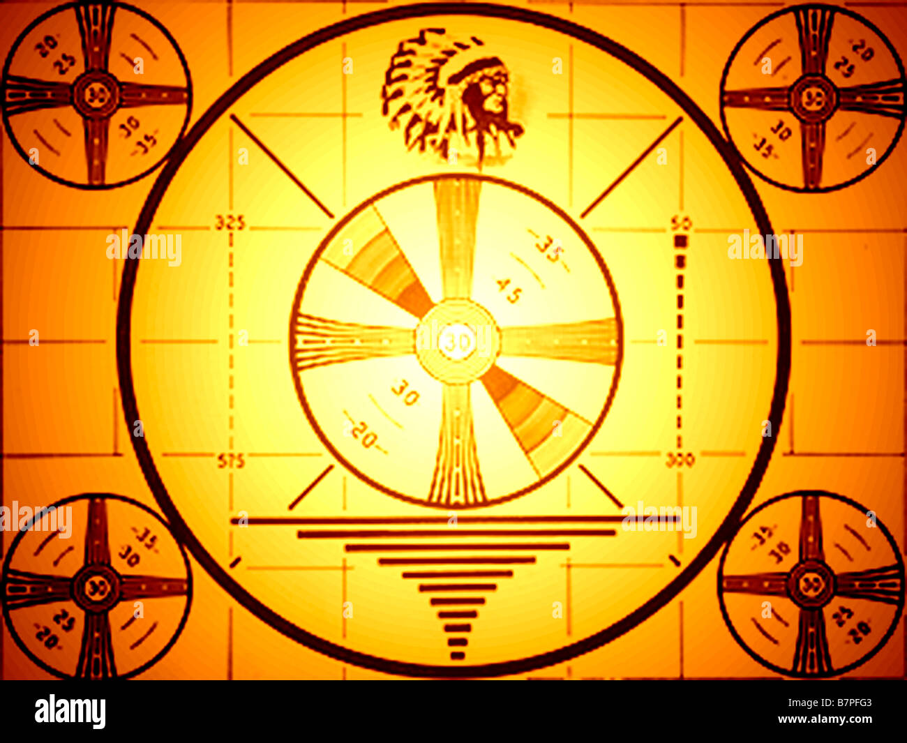 Television test pattern Banque de photographies et d’images à haute ...