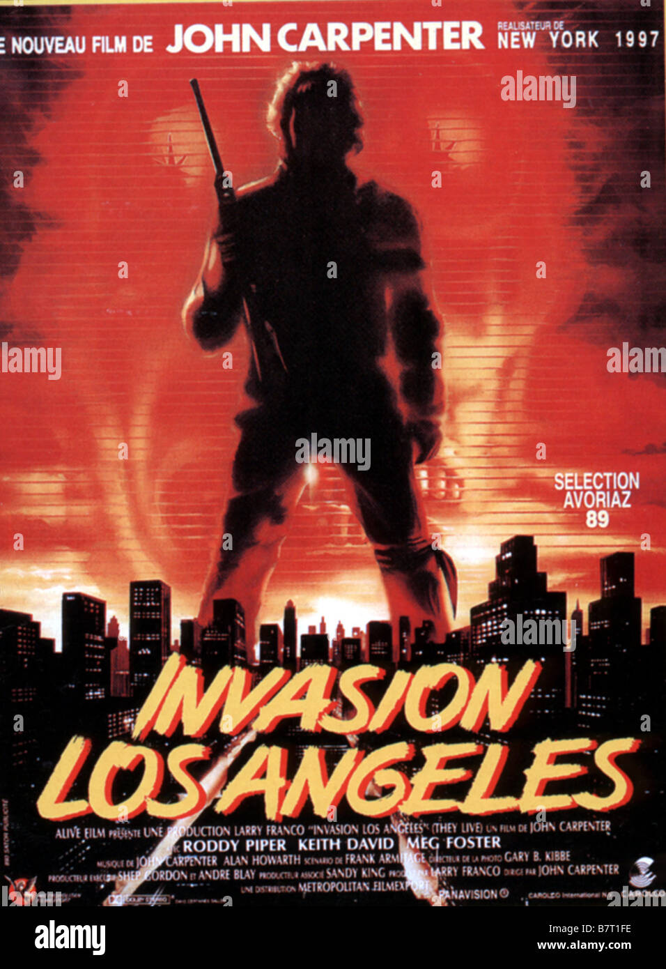 John carpenter movie poster usa Banque de photographies et d’images à ...