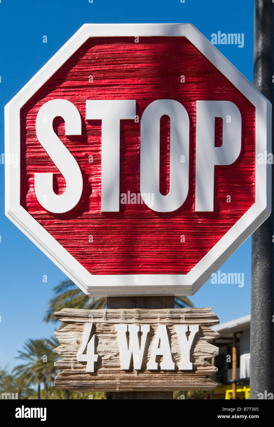 4 way stop Banque de photographies et d’images à haute résolution - Alamy