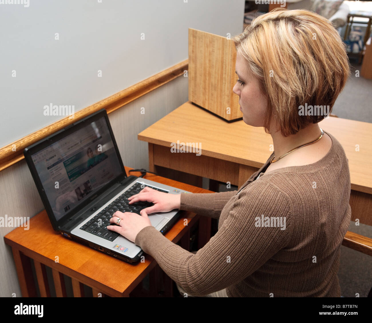 Poste informatique Banque de photographies et d’images à haute ...