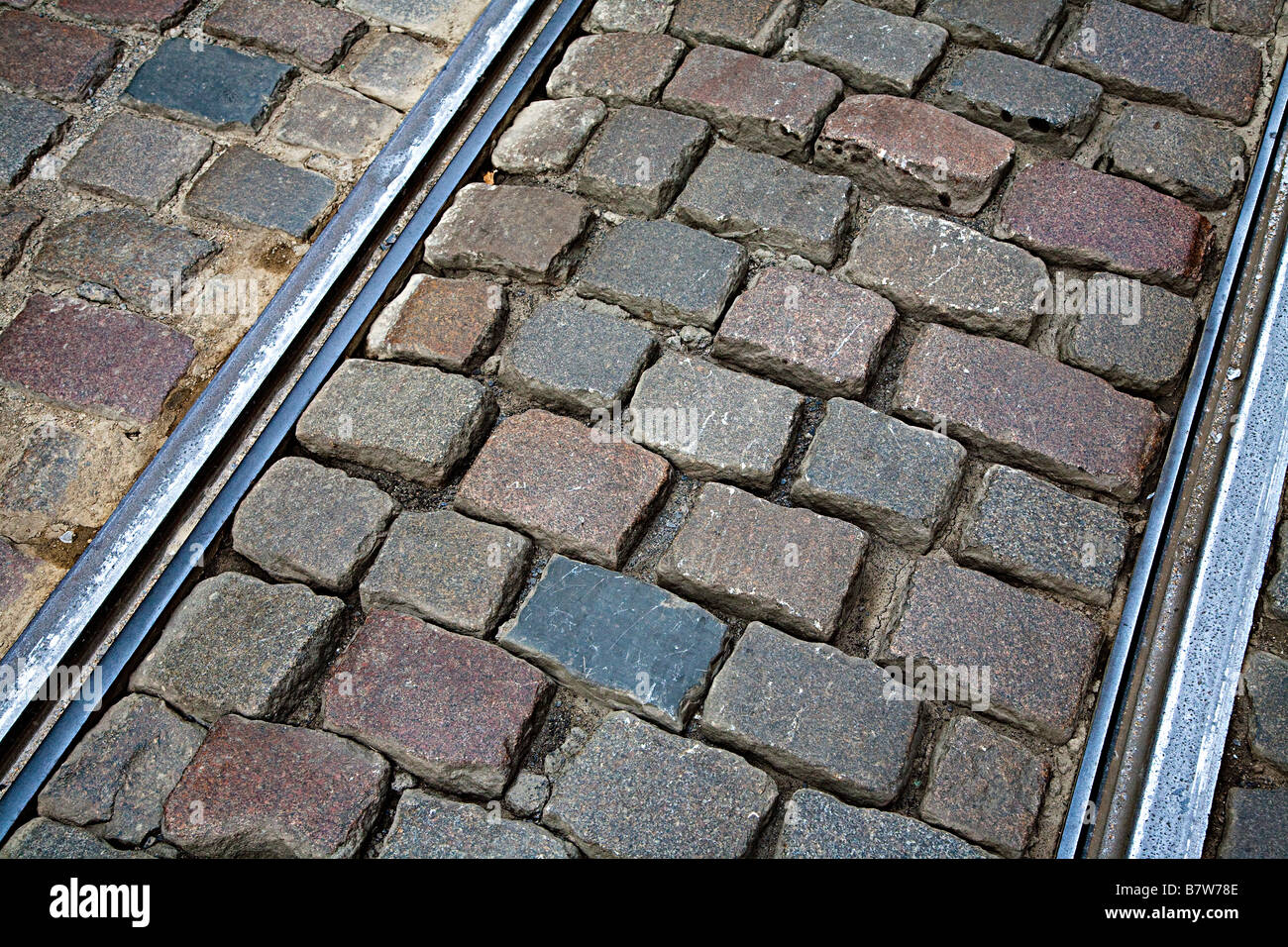 Tram tram tramway rails Banque de photographies et d’images à haute ...