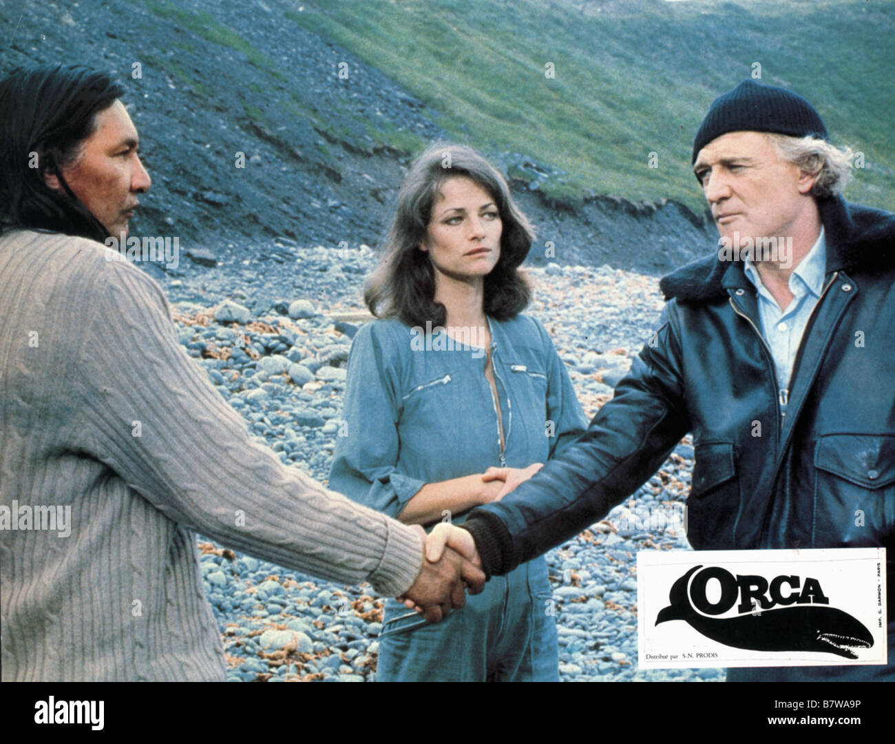 Richard harris charlotte rampling orca Banque de photographies et d ...