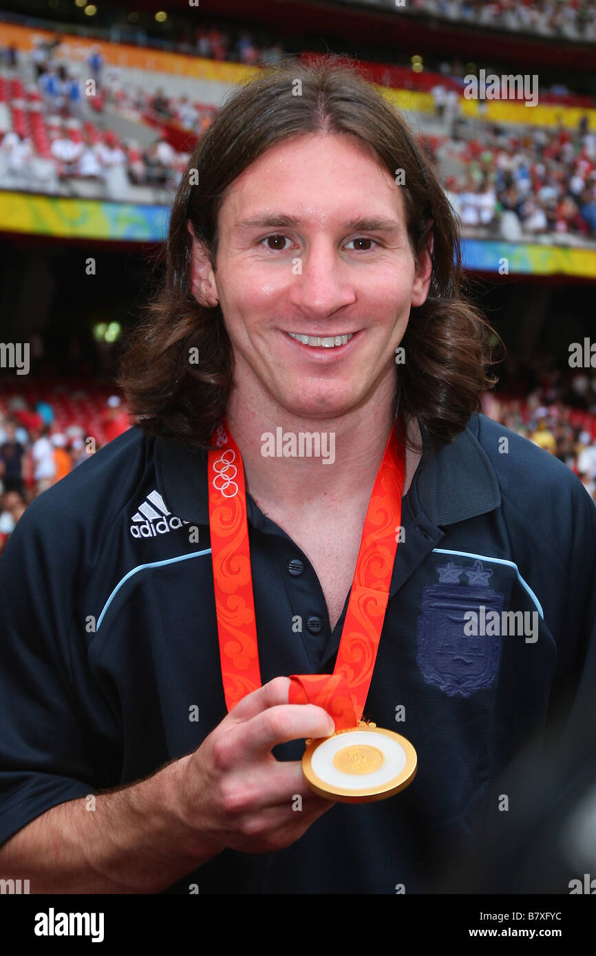 Lionel Messi ARG 23 AOÛT 2008 Jeux Olympiques de Beijing 2008 de ...