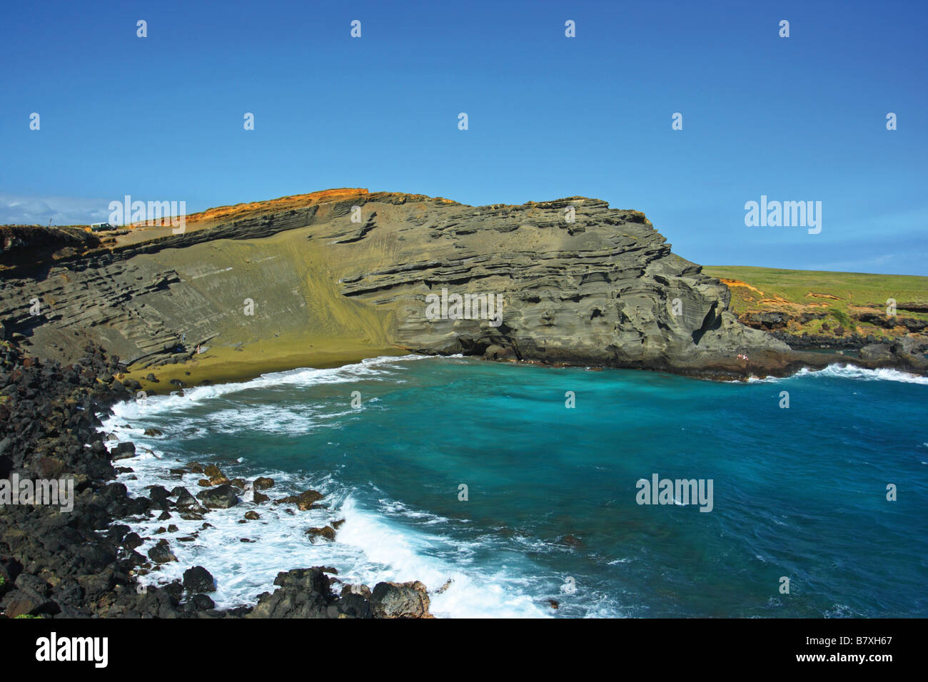 Plage de sable vert Banque de photographies et d’images à haute ...