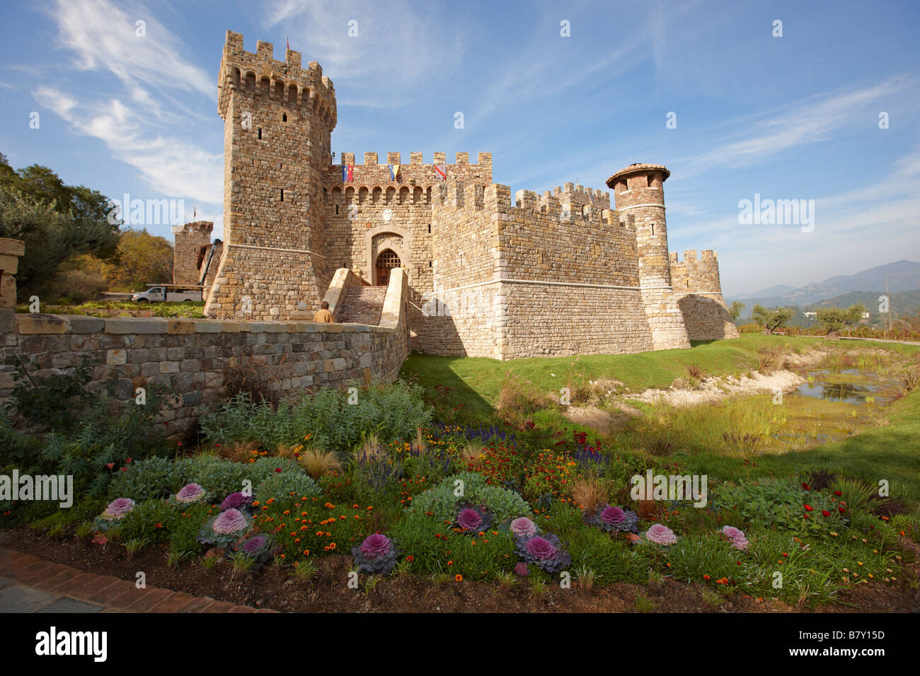 Castello di Amorosa - un château et un domaine situé près de Calistoga ...