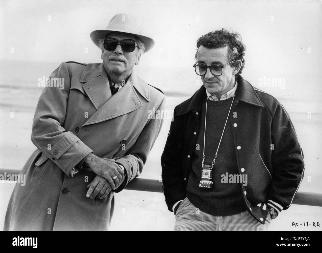 Louis Malle Louis Malle Louis Malle, Burt Lancaster tournage sur la ...