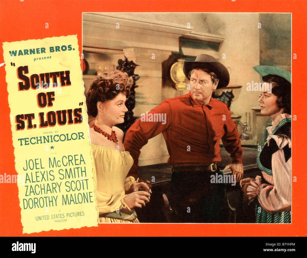 Les chevaliers du Texas au sud de St Louis Année : 1949 USA Joel McCrea ...