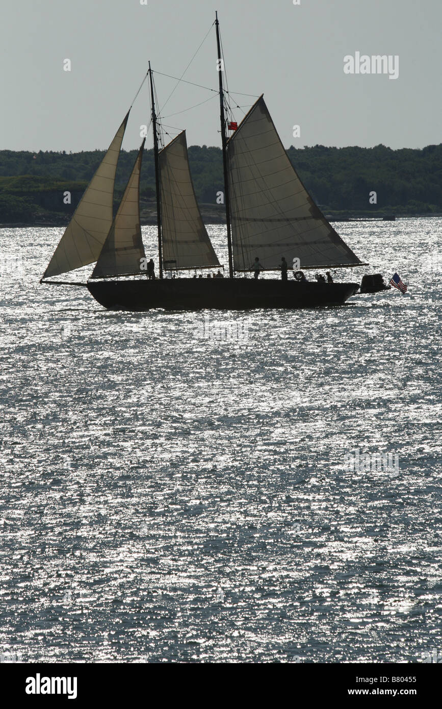 Deux mâts goélette Banque de photographies et d’images à haute ...