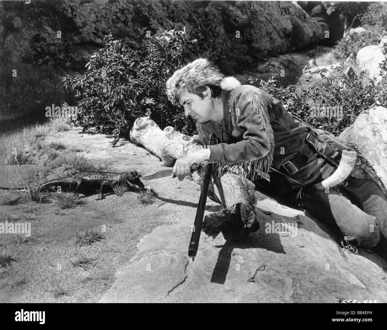 Davy crockett fess Banque d'images noir et blanc - Alamy