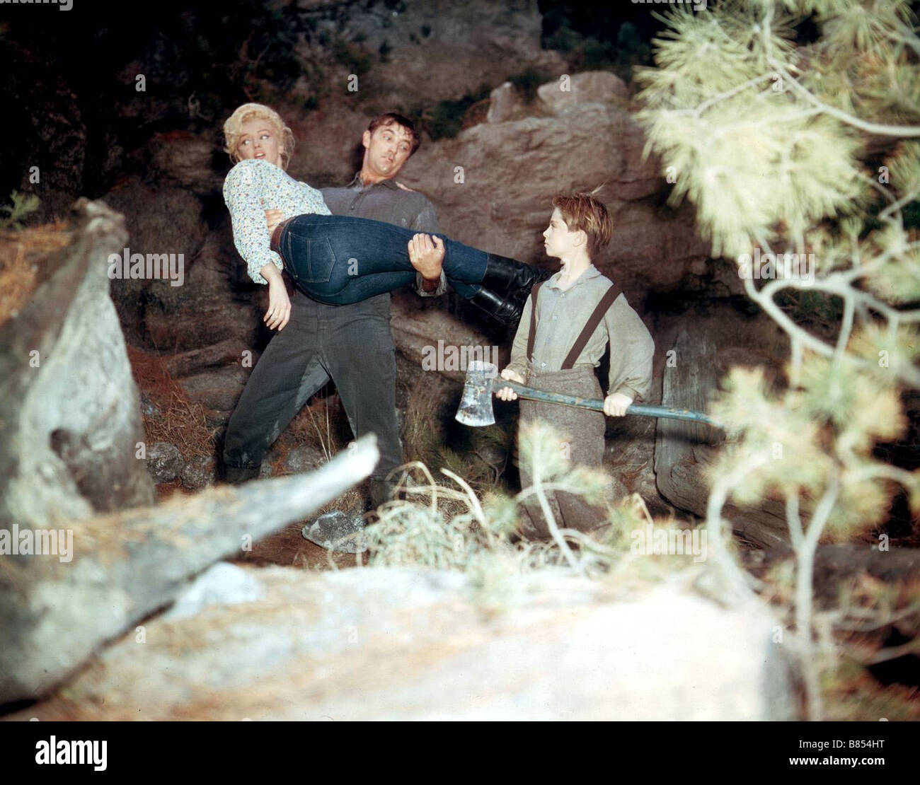 Rivière sans retour Année : 1954 USA Marilyn Monroe, Robert Mitchum ...