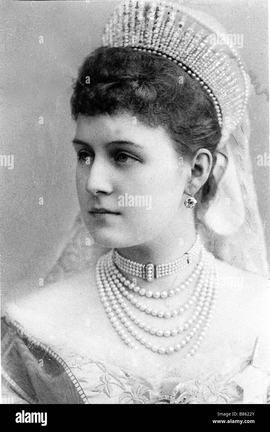 Princess alexandra of greece Banque d'images noir et blanc - Alamy
