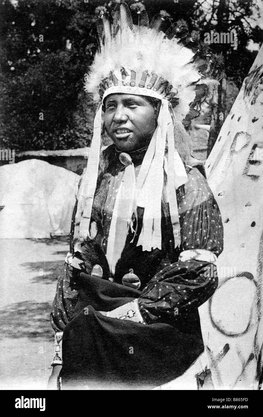 Sioux indian red indian village Banque de photographies et d’images à ...