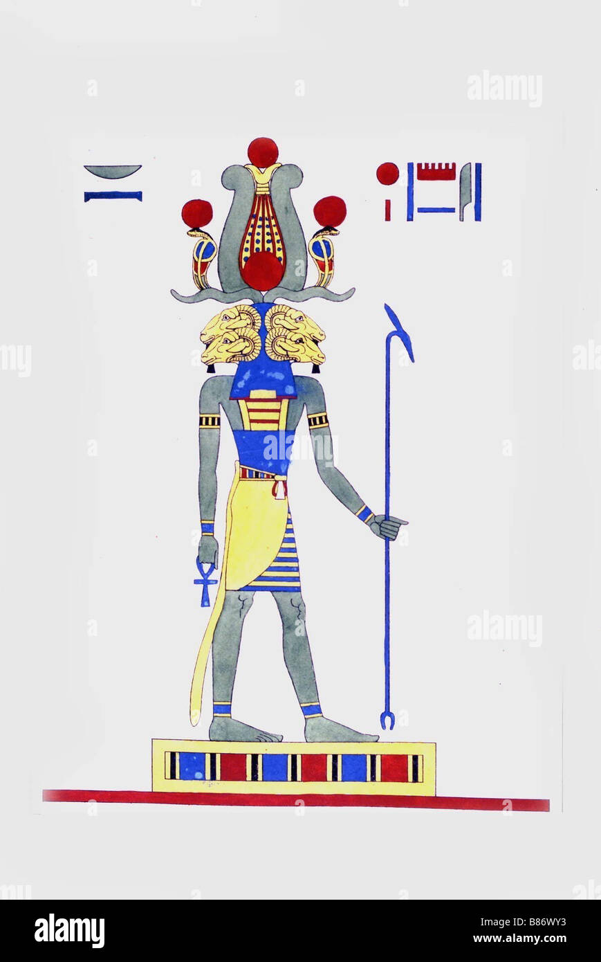 Egyptian god amon Banque de photographies et d’images à haute ...