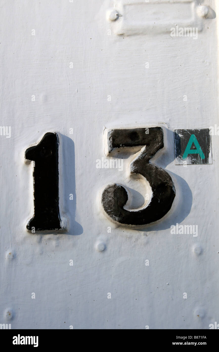 Number 13 Banque de photographies et d’images à haute résolution - Alamy