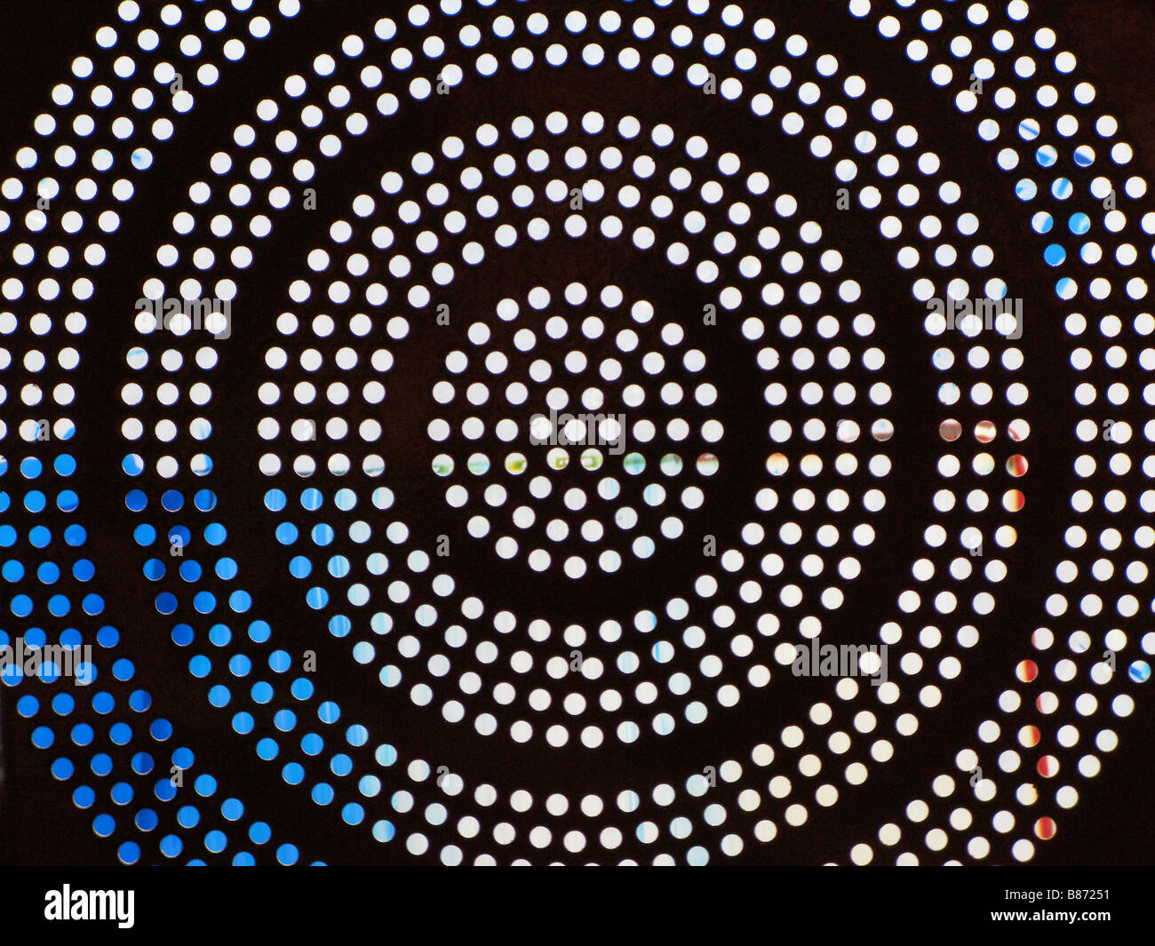 Motif de cercles concentriques sombres Banque de photographies et d ...