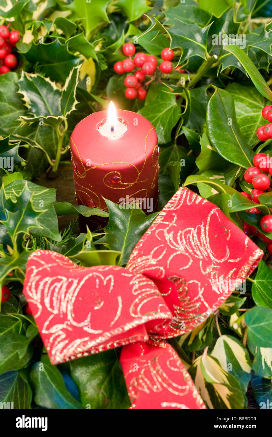 Chandelles de noel Banque de photographies et d’images à haute ...