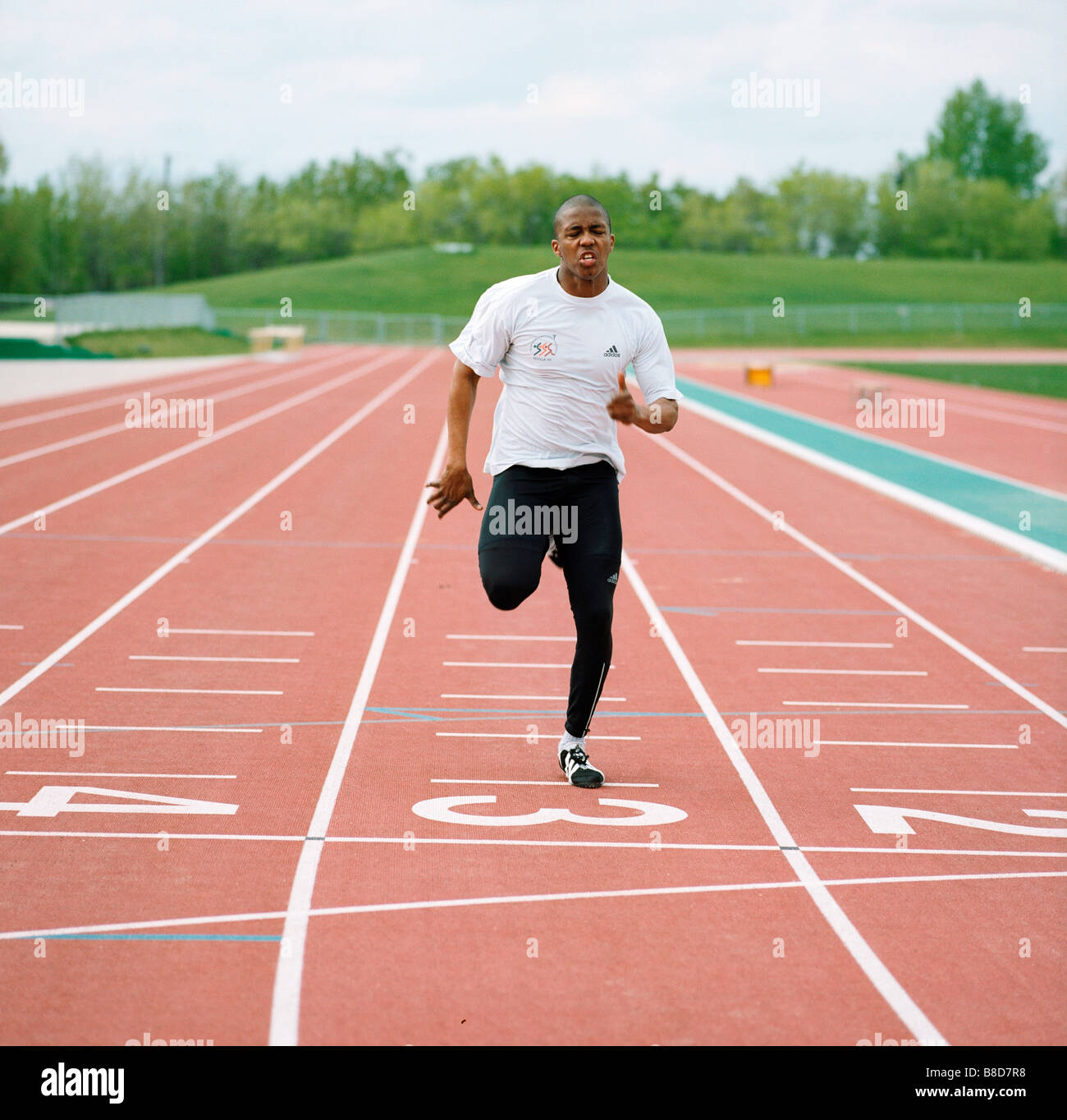 Sprinter canadien Banque de photographies et d’images à haute ...