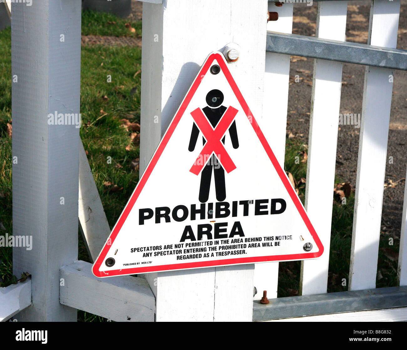 Prohibited area Banque de photographies et d’images à haute résolution ...