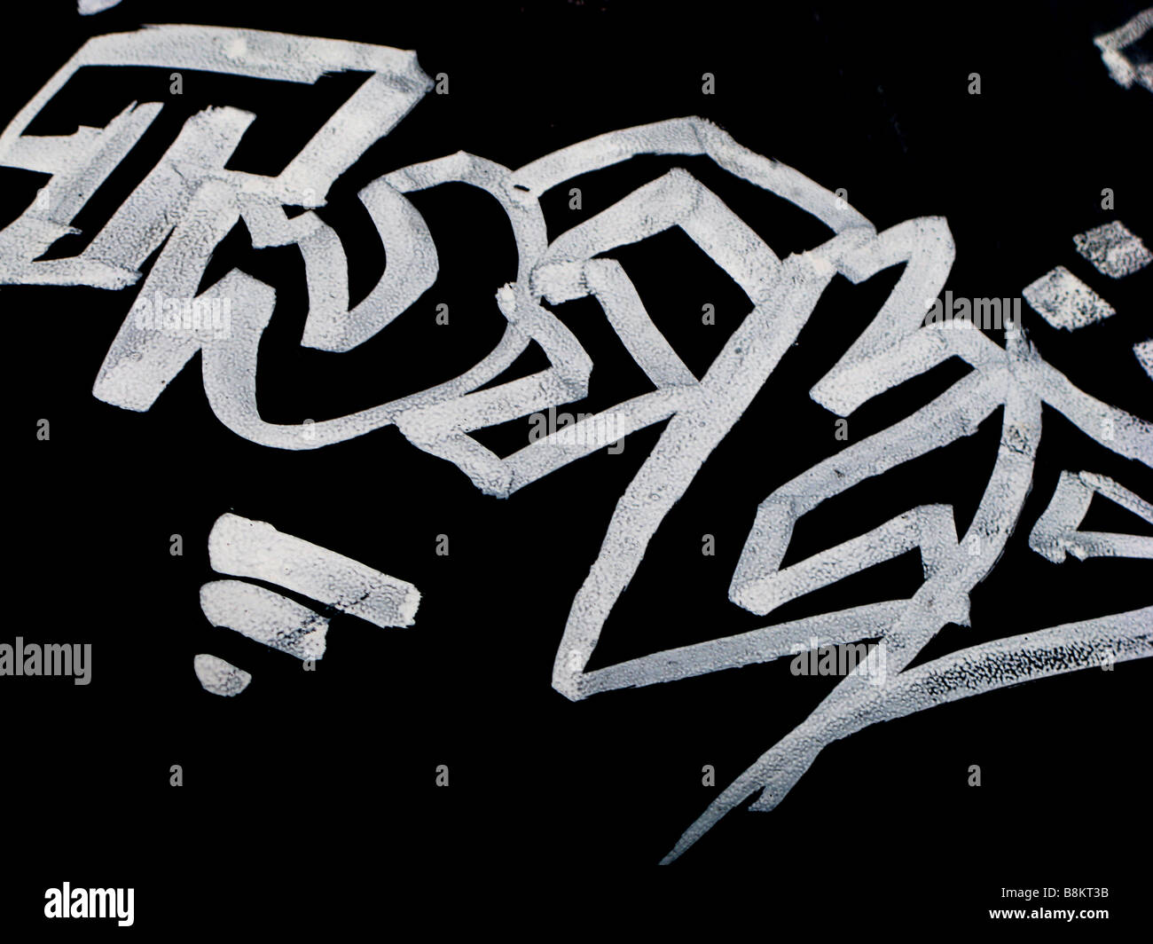 Graffiti artist tag Banque de photographies et d’images à haute ...