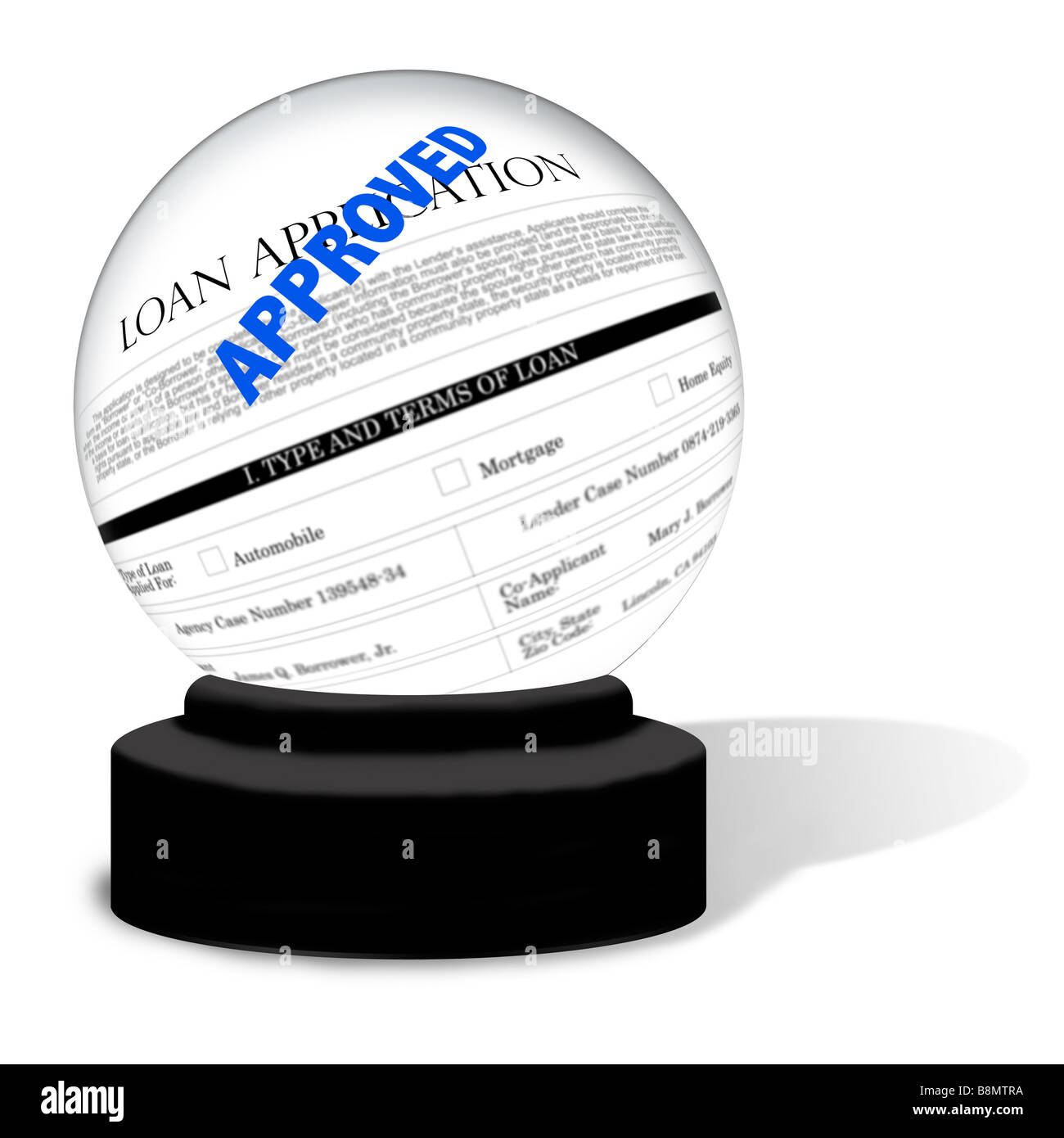 Formulaire de demande de planification Banque d'images détourées - Alamy