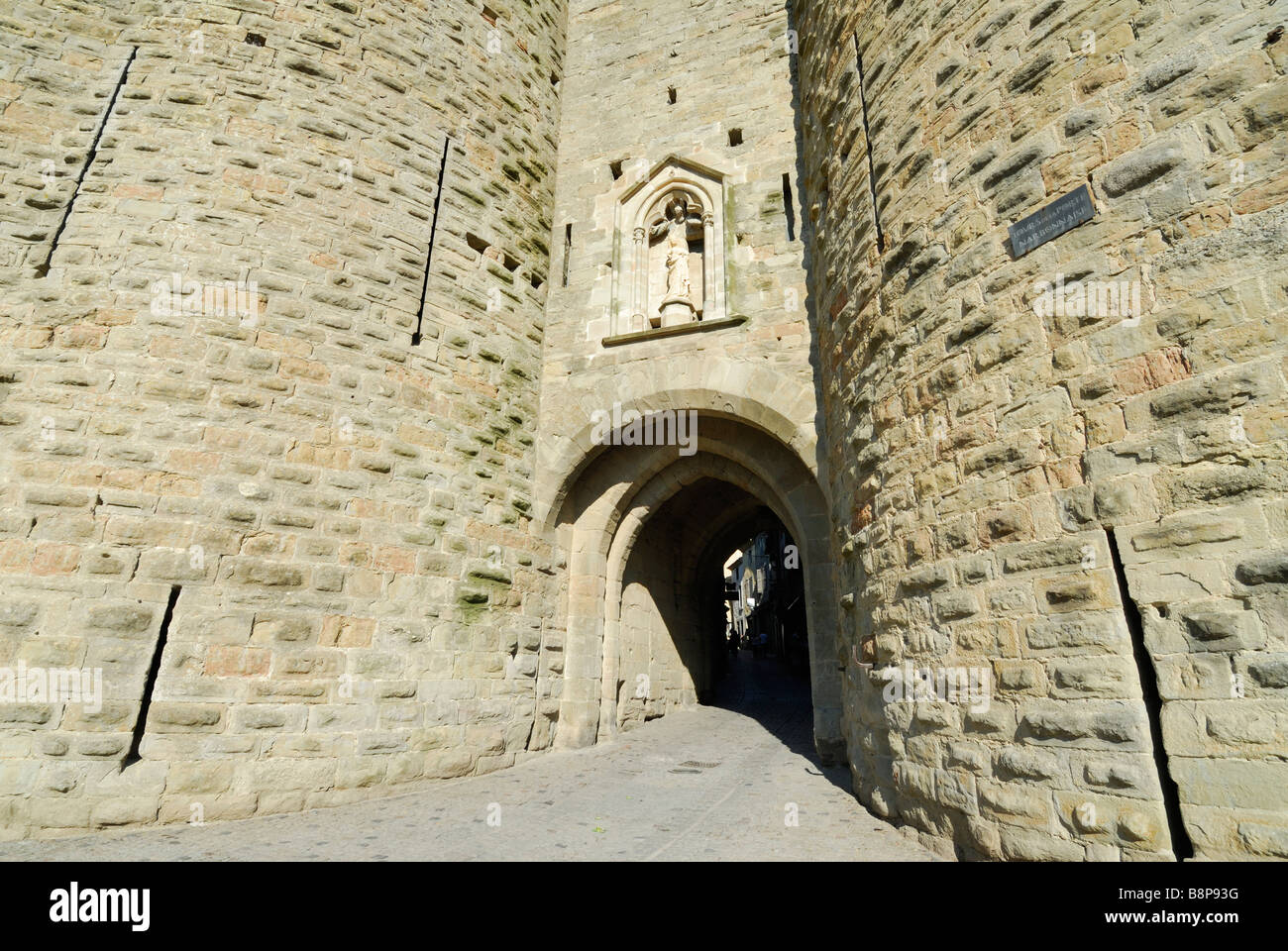 Murs De Carcassonne Banque d'image et photos - Alamy