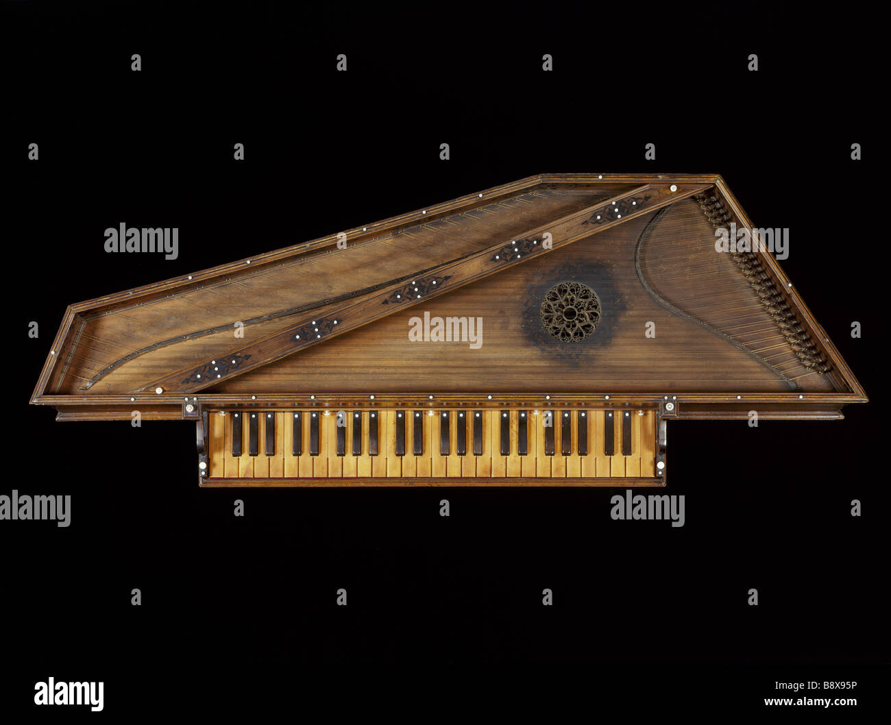 Virginal musical instrument Banque de photographies et d’images à haute ...