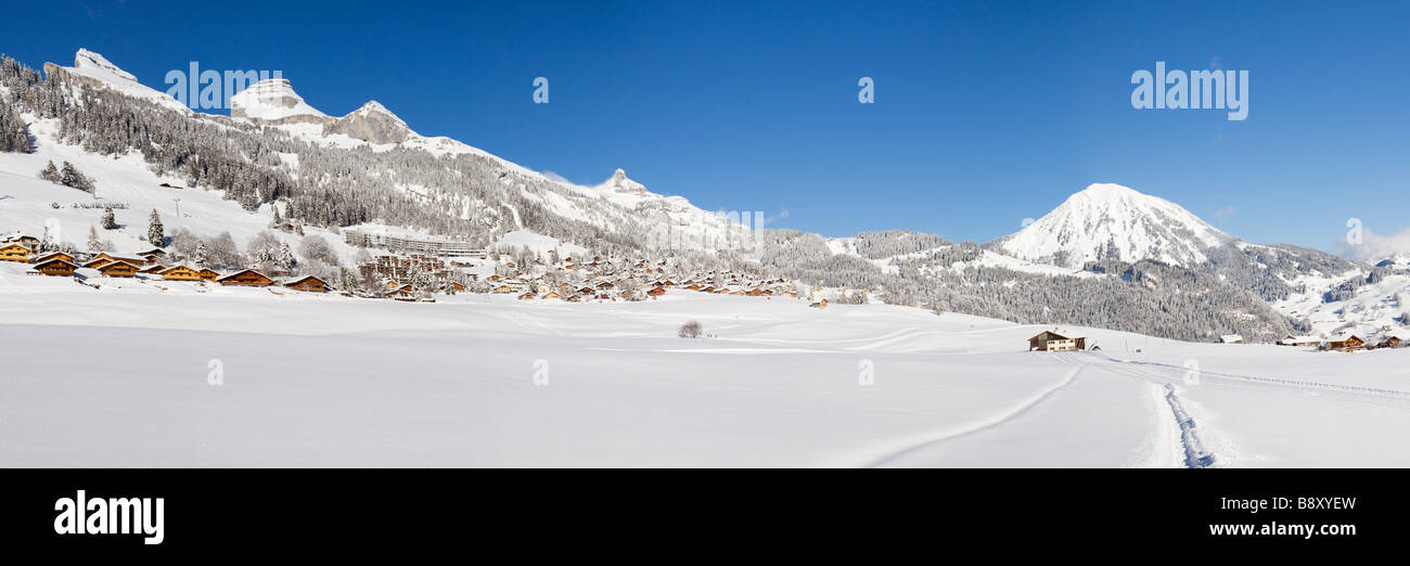 Leysin winter Banque de photographies et d’images à haute résolution ...