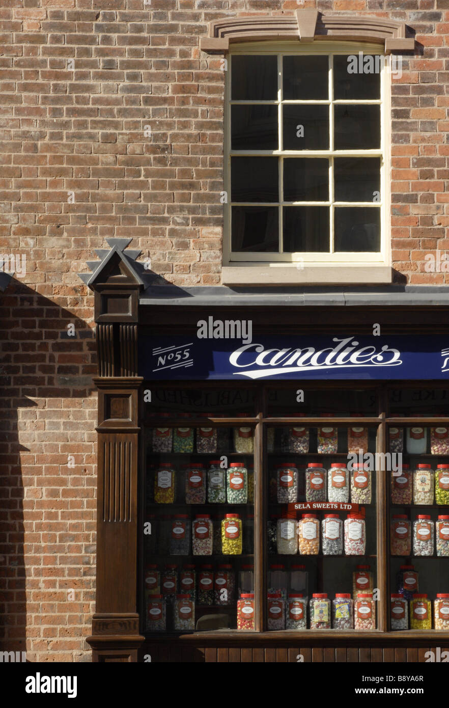 Les années 1930 bonbons sweet shop au coin de Hurst Street et Inge ...