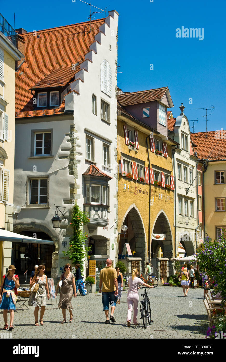 Historique de la vieille ville de Lindau avec boulangerie Bürklin et ...