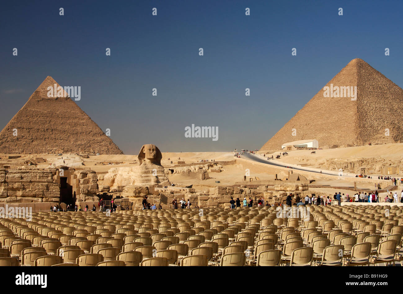 Pyramide gizeh egypte cairo pharaon tombe ciel Banque de photographies ...