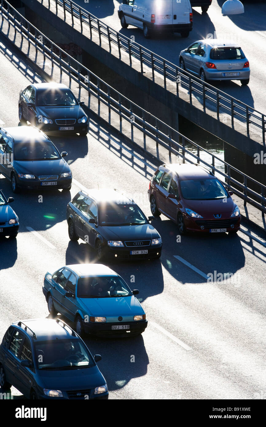 Stockholm rush hour traffic Banque de photographies et d’images à haute ...