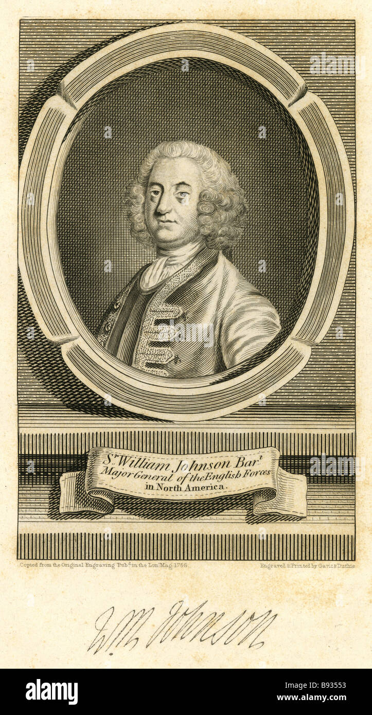 Portrait de monsieur william johnson Banque de photographies et d ...