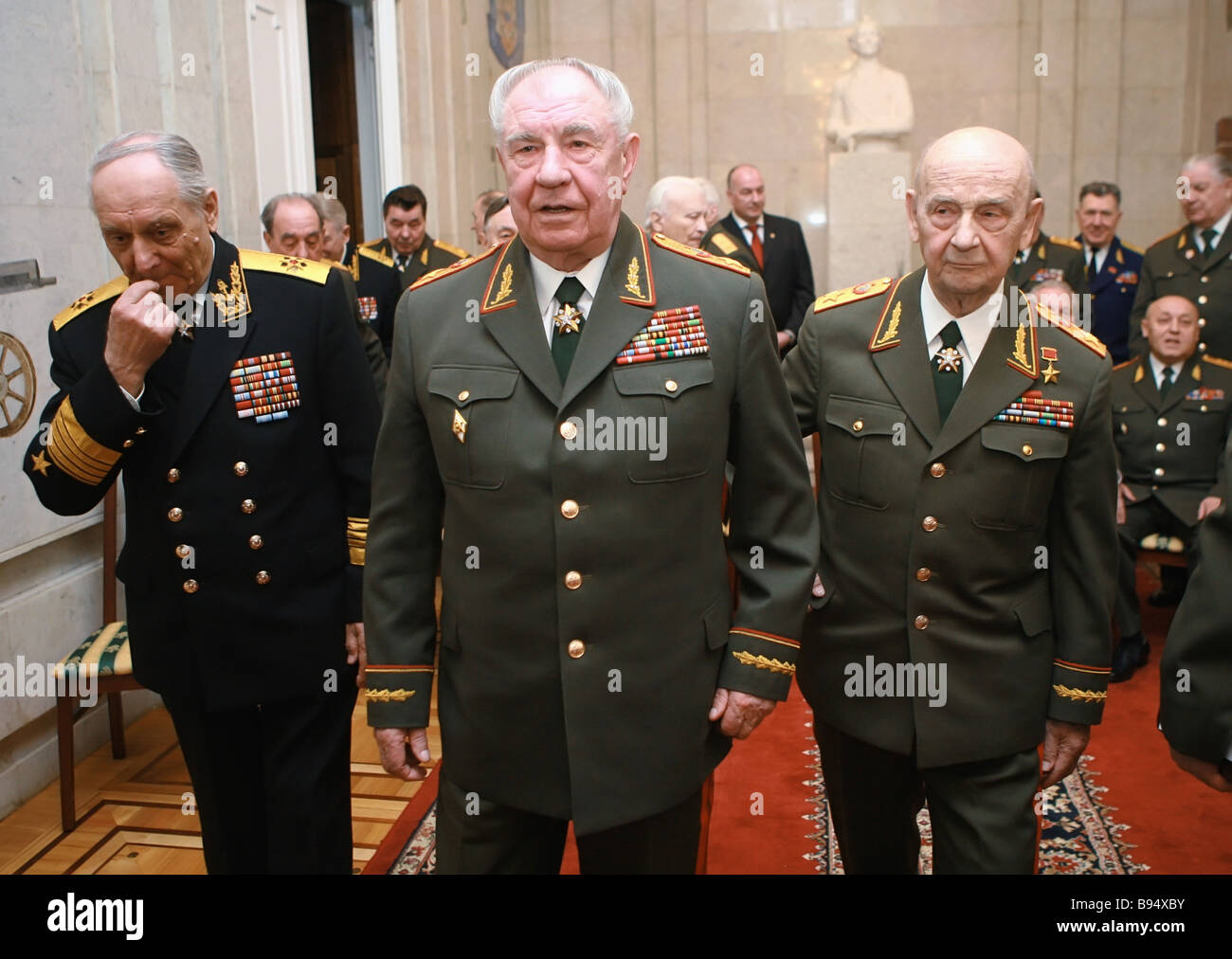 Marshals Sergei Sokolov et Dmitry Yazov Héros de l'Union soviétique ...