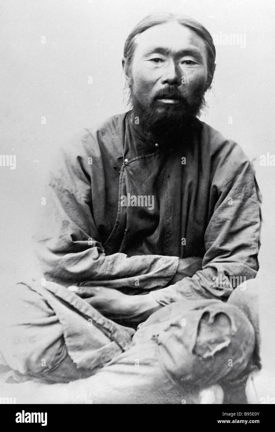 Un homme Nivkh Photo Stock - Alamy