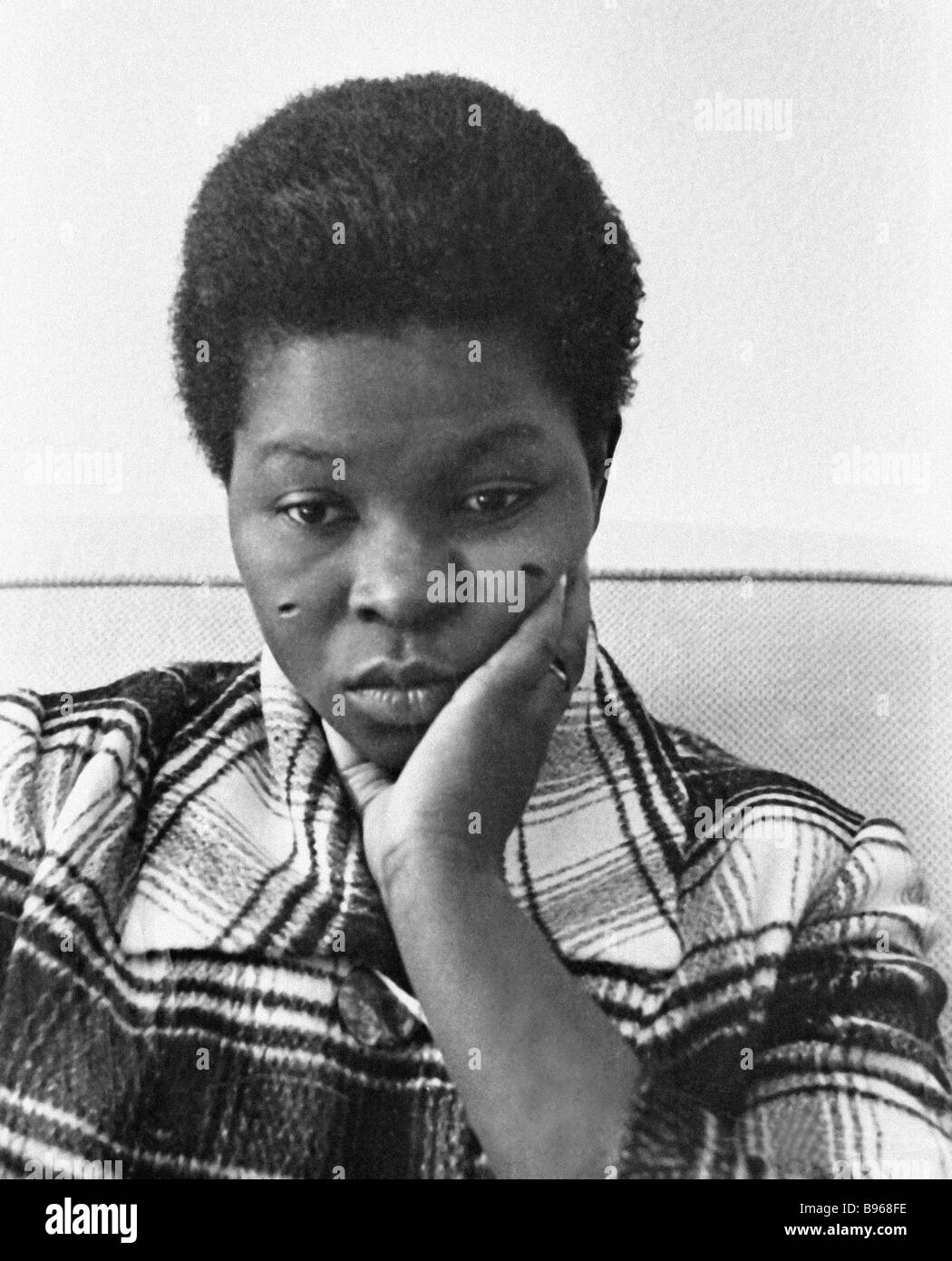 La veuve de l'ancien Premier ministre congolais Patrice Lumumba Pauline ...