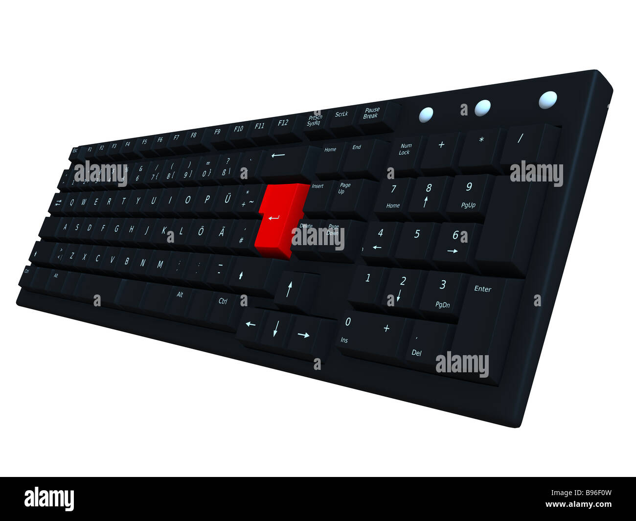 Clavier de couleur Banque d'images détourées - Alamy