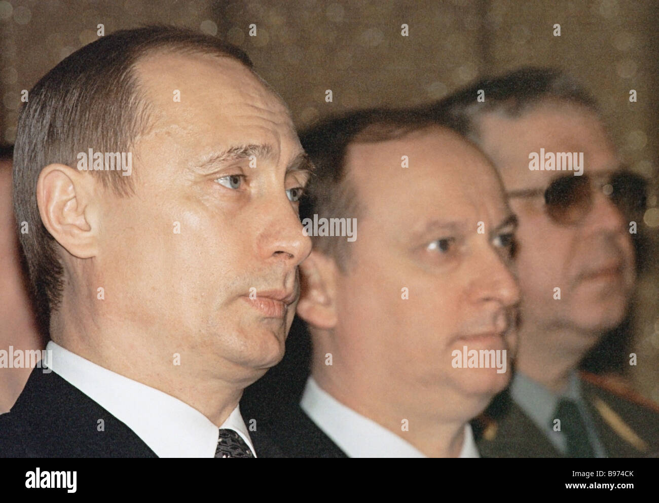 Le président russe Vladimir Poutine, Nikolai Patrushev Directeur du ...