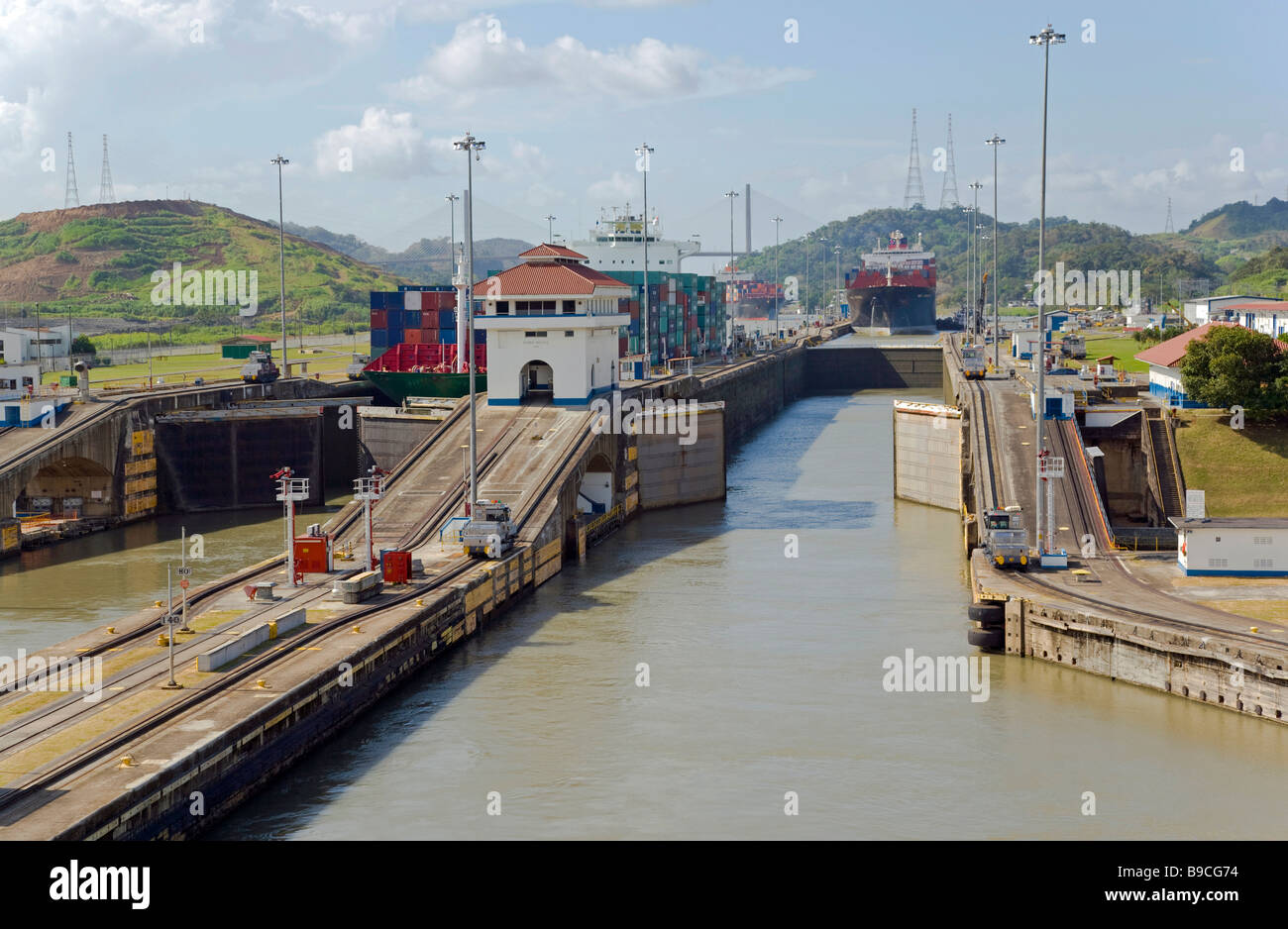 Canal de panama écluses Banque de photographies et d’images à haute ...