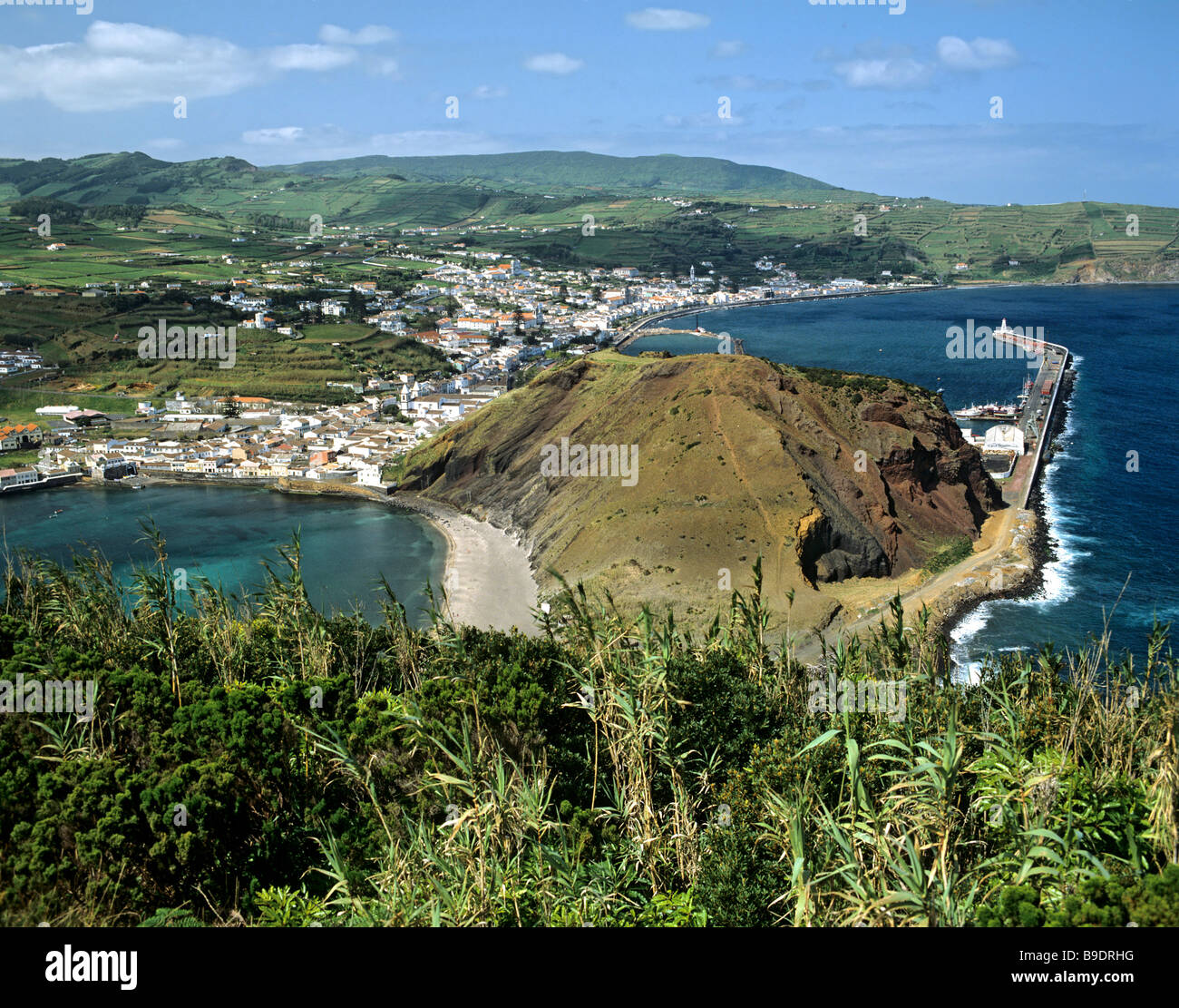 Horta sur l'île de Faial, Açores, Portugal Photo Stock - Alamy