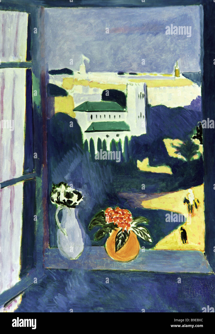Henri Matisse 1869 Paysage 1954 Vue depuis une fenêtre Fenêtre à Tanger ...