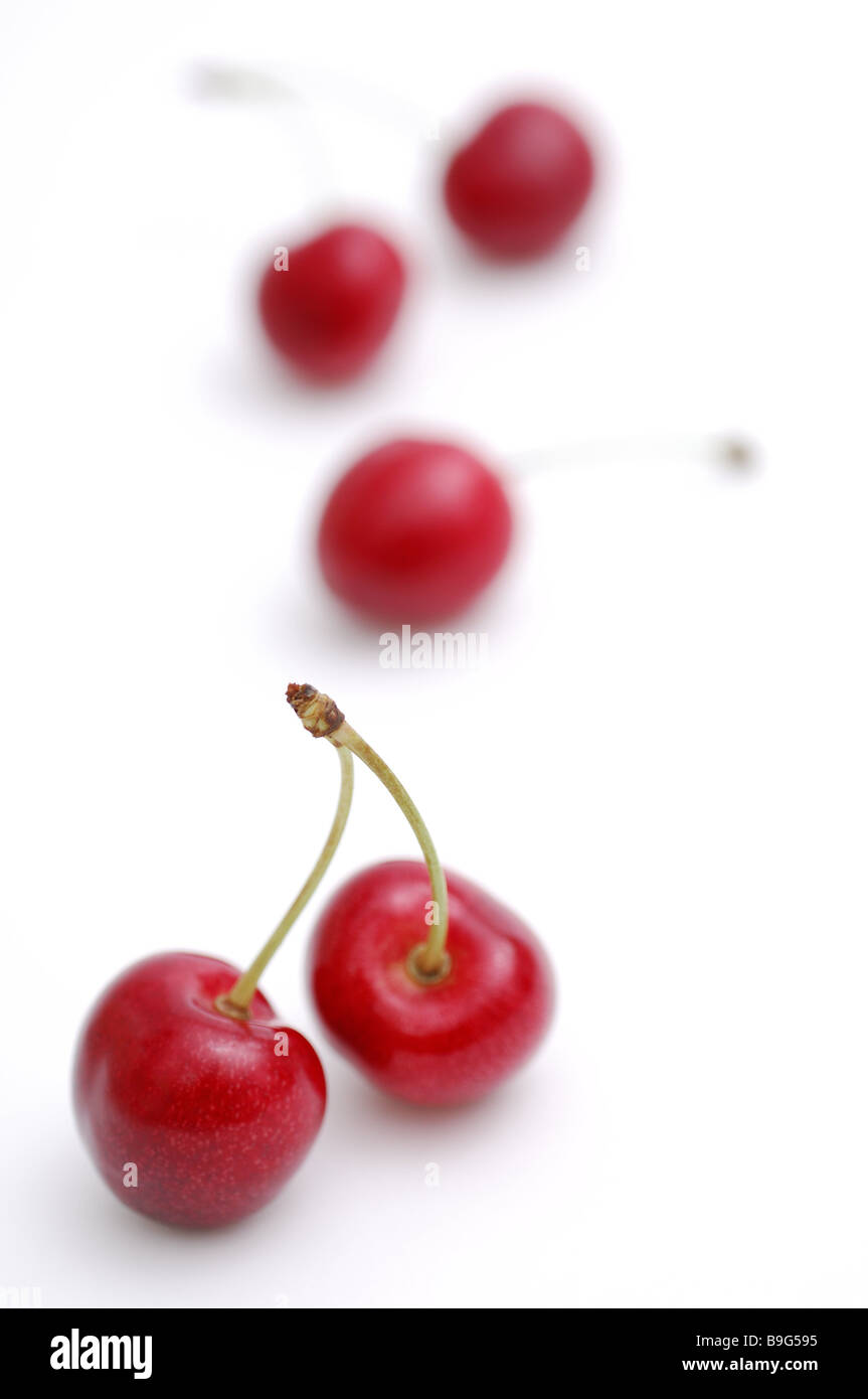 Le fruit mûr rouge cerises fruits fruits cerises douces-maturité de ...