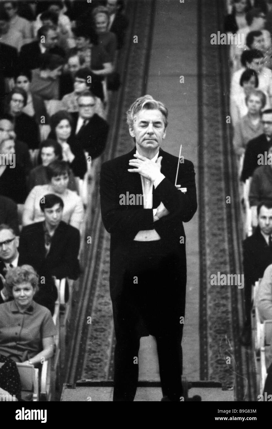 Herbert von Karajan Photo Stock - Alamy