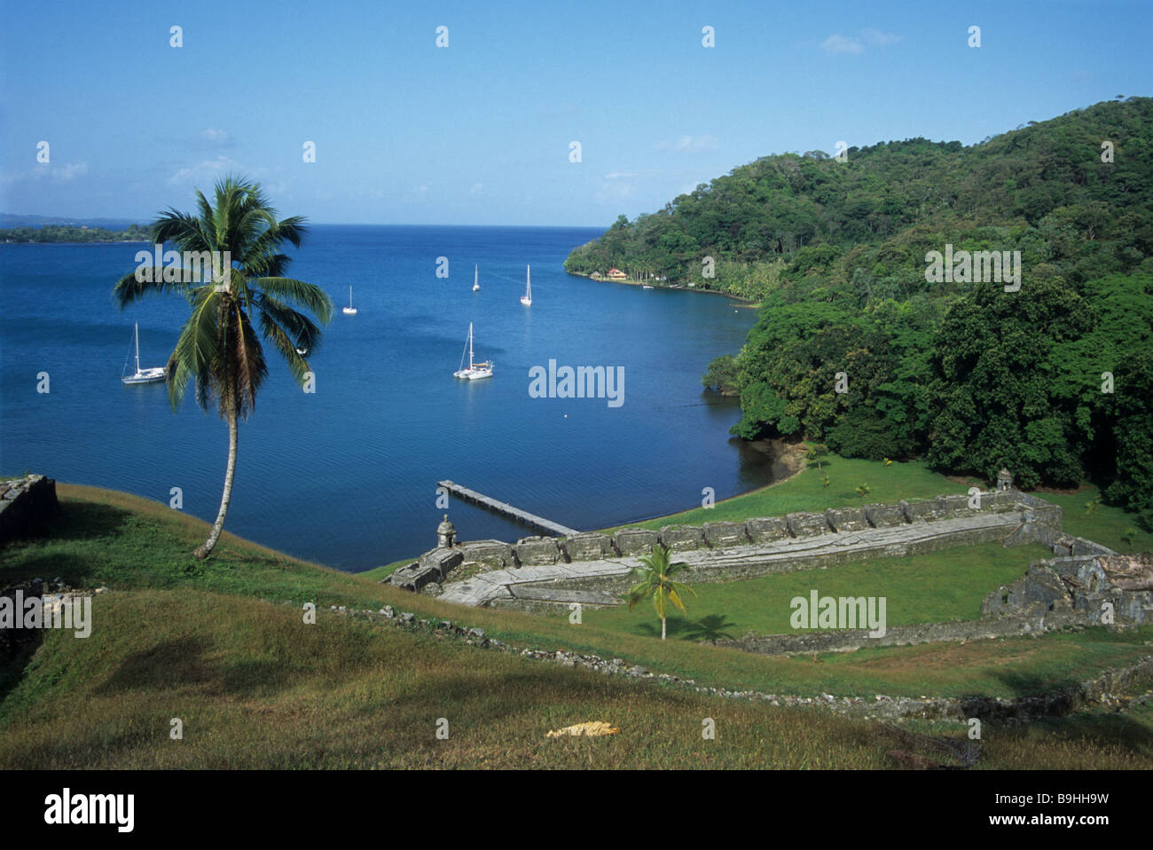 Panama colon province portobelo fort Banque de photographies et d ...