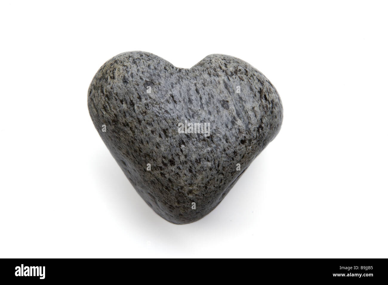 Coeur de pierre de marbre à la forme d'émotion durablement river-forme ...