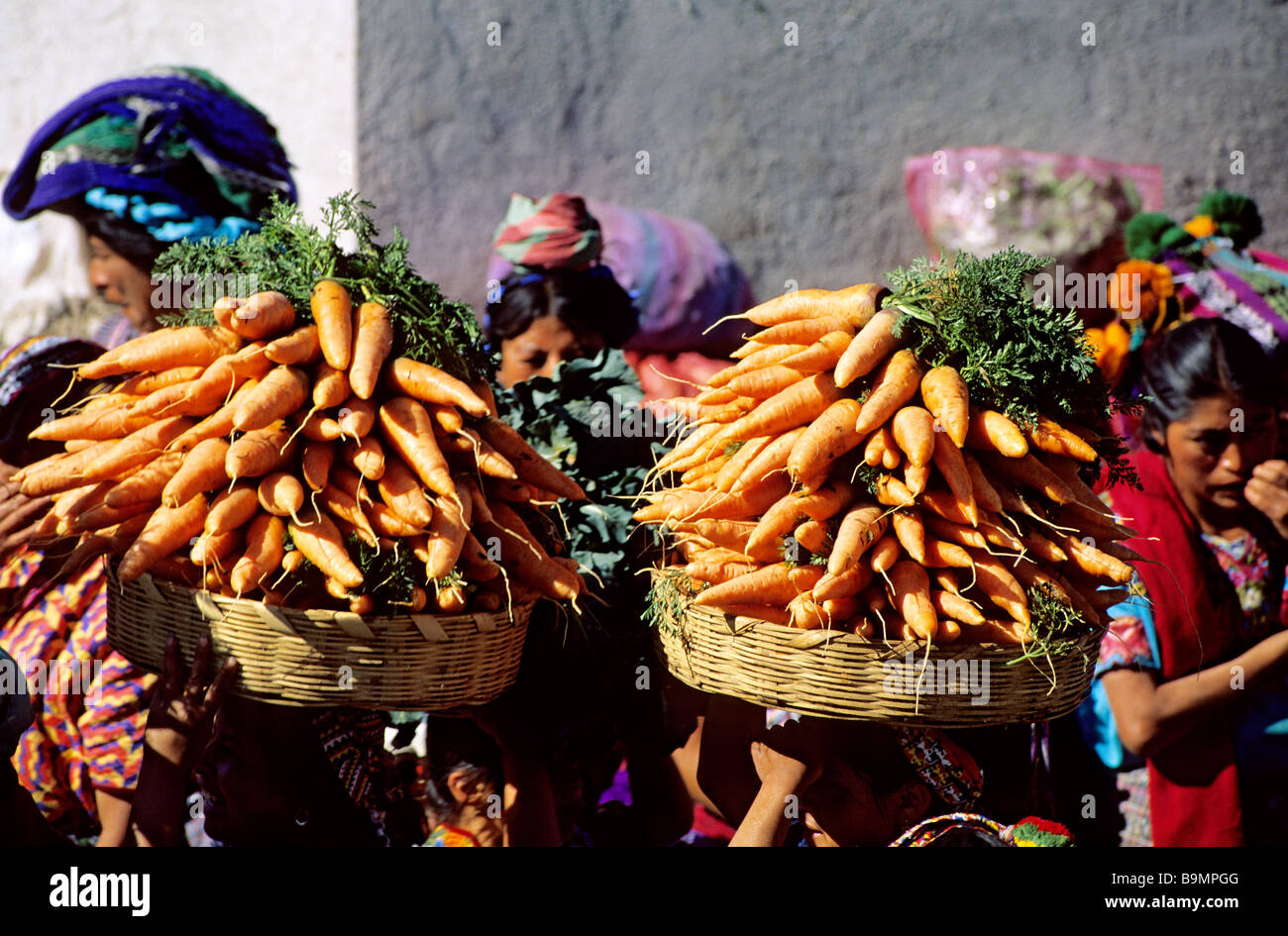 Vegetable market almolonga guatemala Banque de photographies et d ...