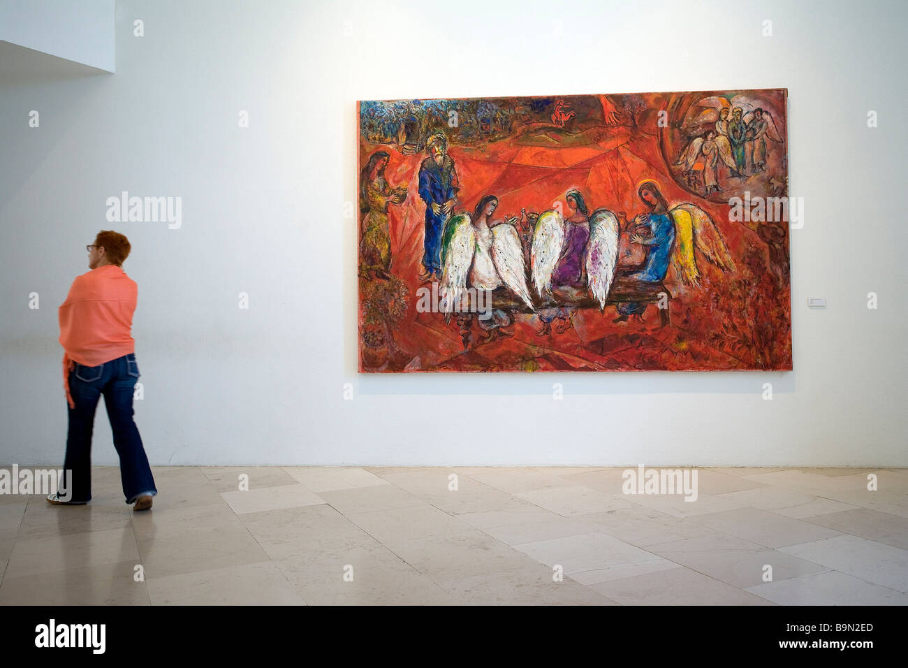 France, Alpes Maritimes, Nice, le musée Marc Chagall Photo Stock - Alamy