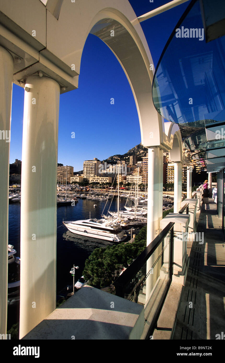 Mer de monaco vue du balcon Banque de photographies et d’images à haute ...